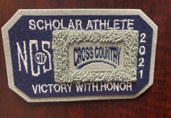 Cross Country Scholar Athlete Patch – North Coast Section, CIF