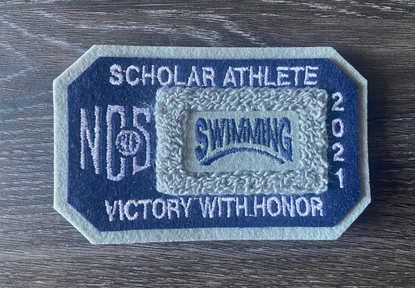 Swimming Scholar Athlete Patch – North Coast Section, CIF